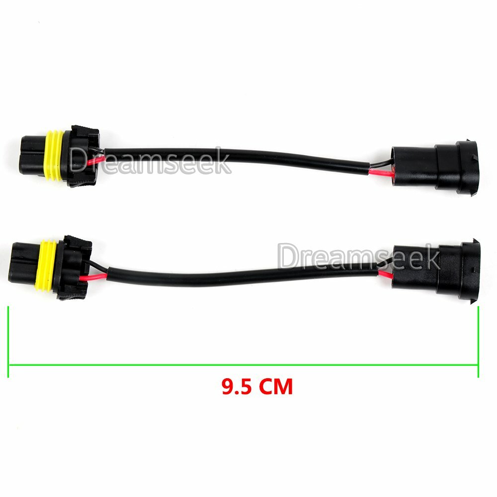 9006 Bulb to H8 H9 H11 Conversion Harness Socket Adapter for Headlight ...