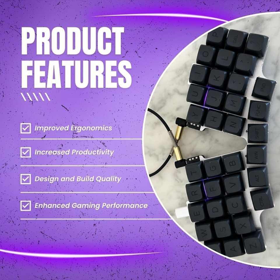 Split Keyboard Aurora Corne PCB Kit / MX / rev 1.1 Assembled | eBay