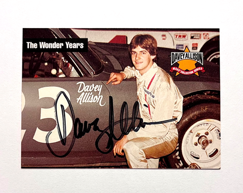 Davey Allison NASCAR 1993 Maxx #16 of 20 Autographed Signed | eBay