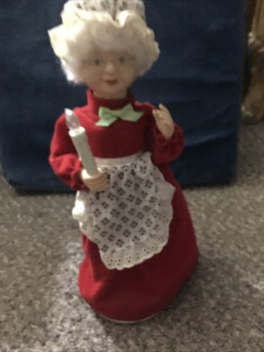Telco Mrs Santa Claus Motion-Ettes Christmas Animated 15" Music Figure ...