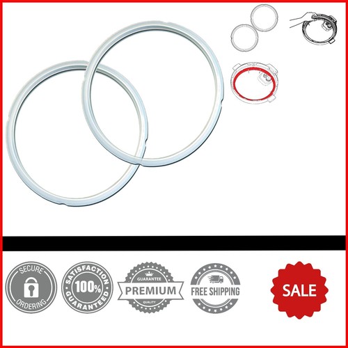 Replacement Sealing Rings for Electric Pressure Cookers - 2-Pack, 8 Qt ...