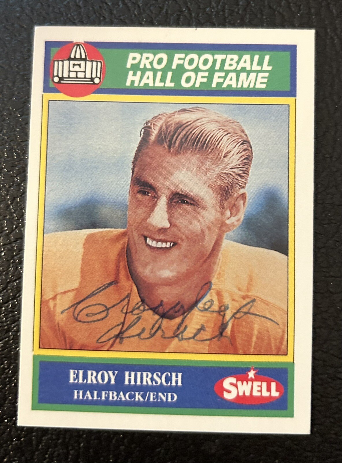 ELROY Crazylegs HIRSCH Signed 1990 Swell #61 Rams Michigan Autographed ...