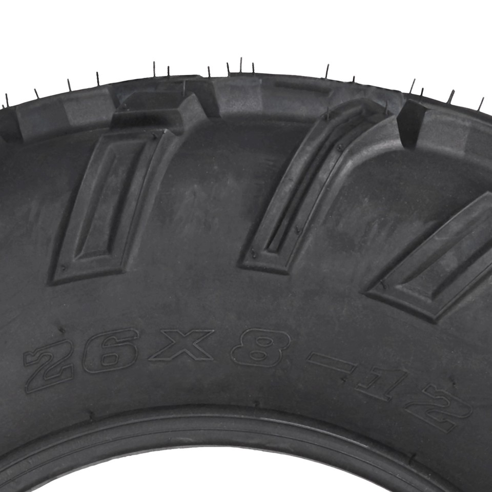 Set of 2 26x8-12 ATV UTV Tires 6 Ply 26x8x12 Tubeless Left and Right | eBay