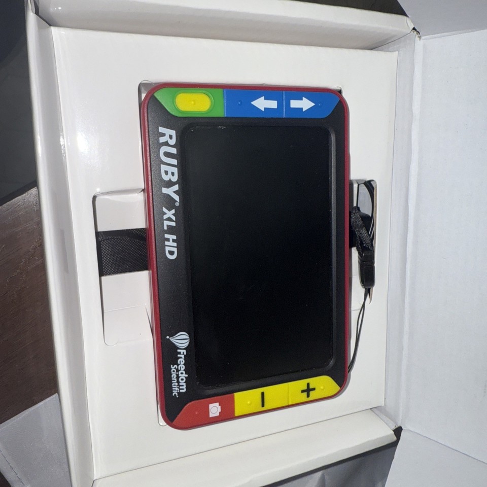 Freedom Scientific RUBY XL HD Handheld 5'' Video Magnifier & Charger - Working | eBay