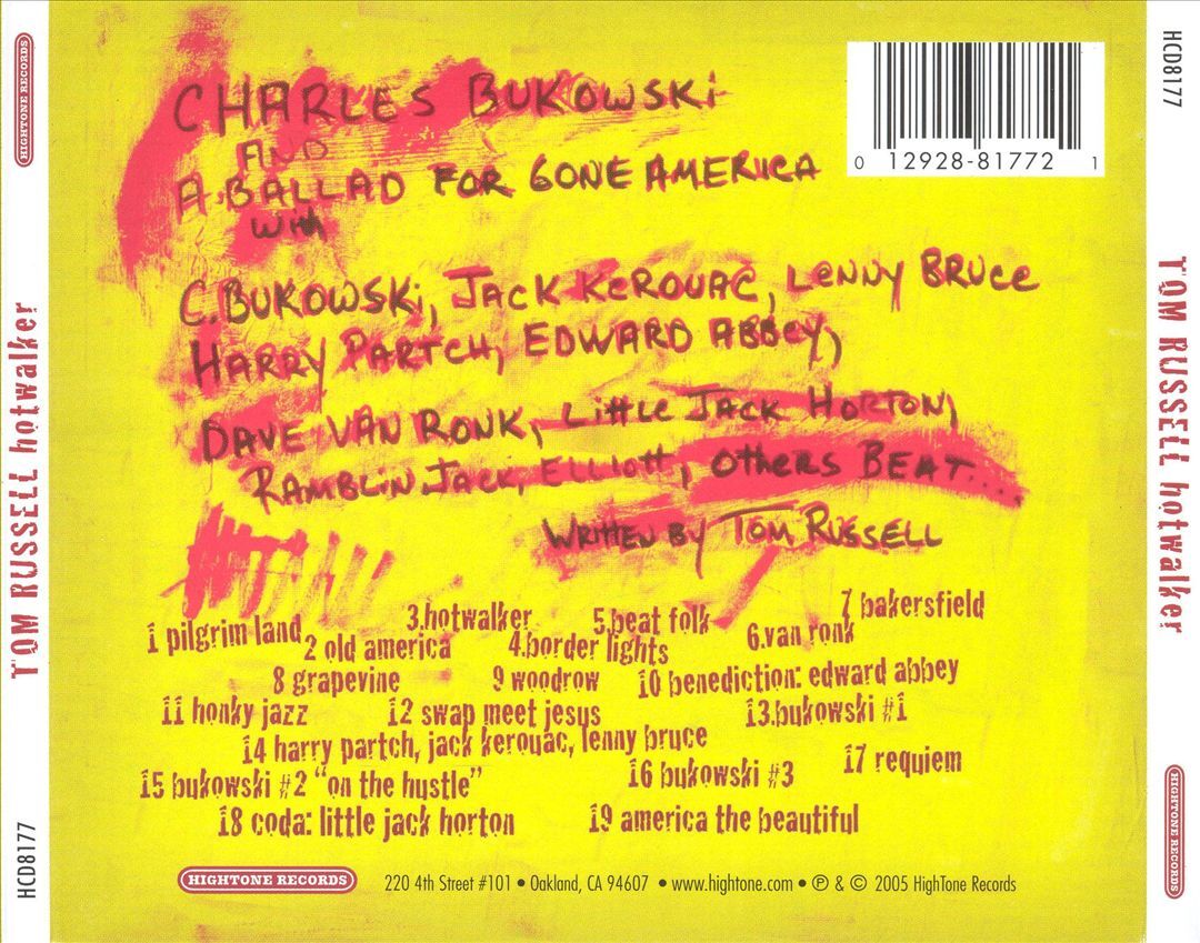 TOM RUSSELL HOTWALKER NEW CD 12928817721| eBay