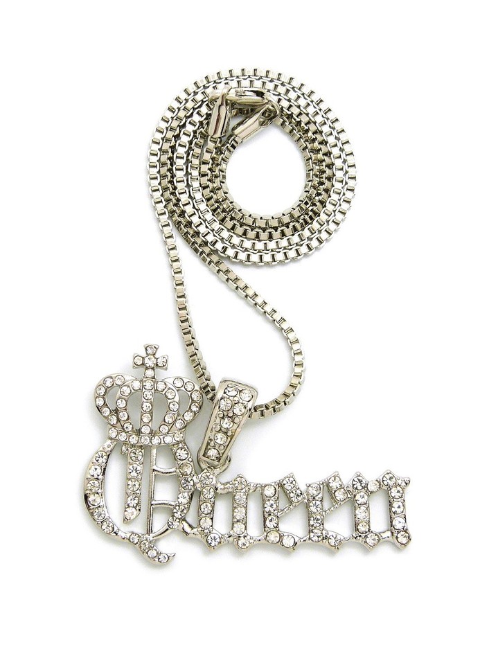 NEW QUEEN PENDANT & 18"&20"&24" VARIOUS CHAINS FASHION NECKLACES ...