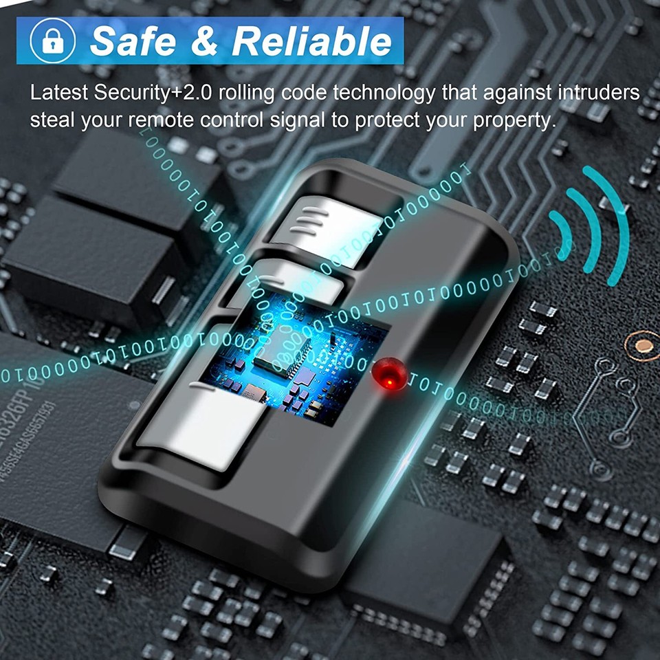 LiftMaster 953EV-P2 Learn For Chamberlain Garage Door Opener Remote ...