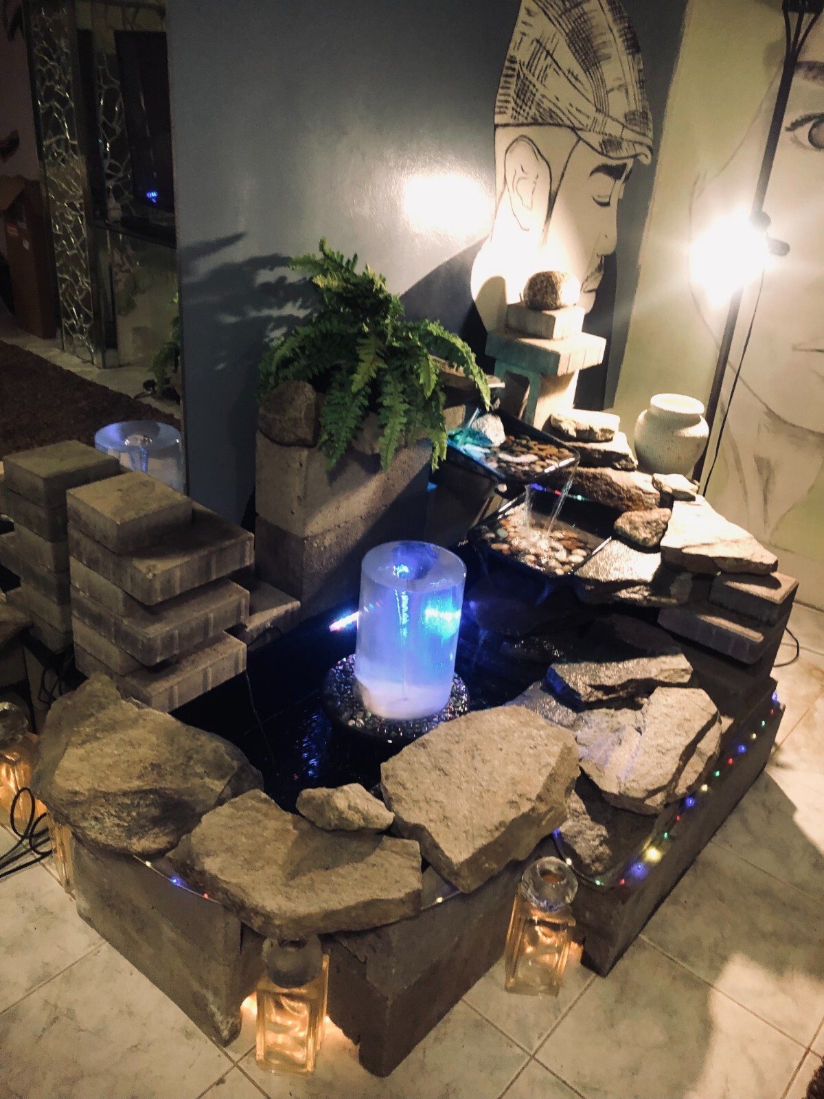 The Vortex Fountain Waterfall KIT - The unique IndoorOutdoor Water ...