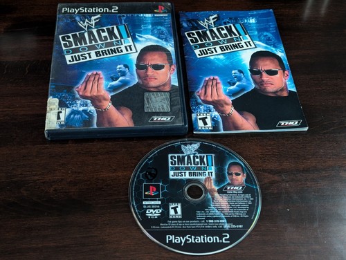 WWF SmackDown: Just Bring It (PS2 PlayStation 2) CIB Case Manual Tested ...