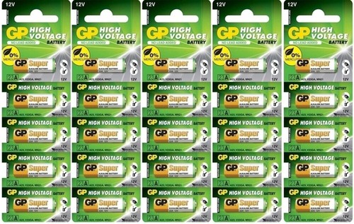 25 PCS GP23AE GP 23A MN21 A23 V23GA VR22 12 VOLT Batteries Expire 2021 ...