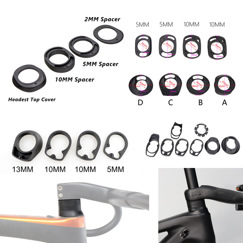 Road Bike Bicycle Stem One Integrated Handlebar Spacer For 1-1/8(28.6mm ...