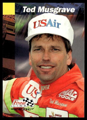 Ted Musgrave 1993 Pro Set Finish Line Racing # 92 Base | eBay