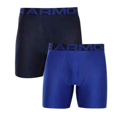 Under Armour UA Tech 6" Boxerjock Boxer Briefs 2-Pack 1363619-400 Men's ...