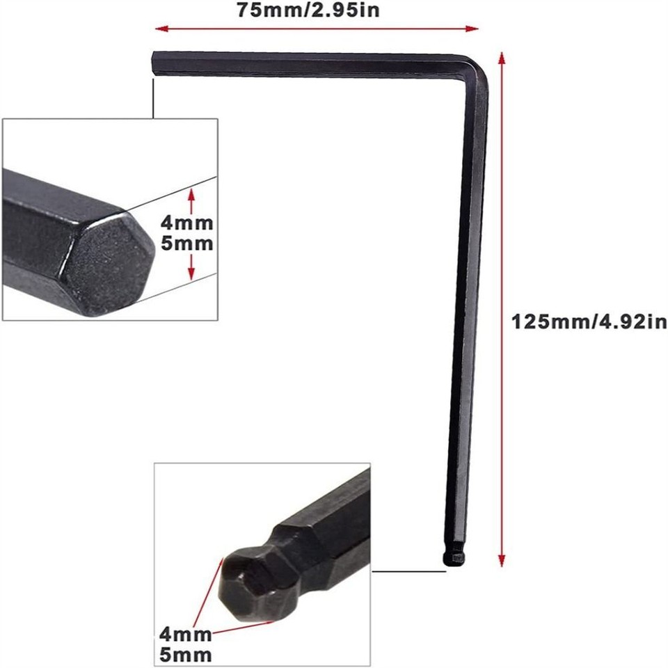 13pcs/Set Hexagon Allen Wrench L Shaped Screwdriver Tool Kit Beginners ...