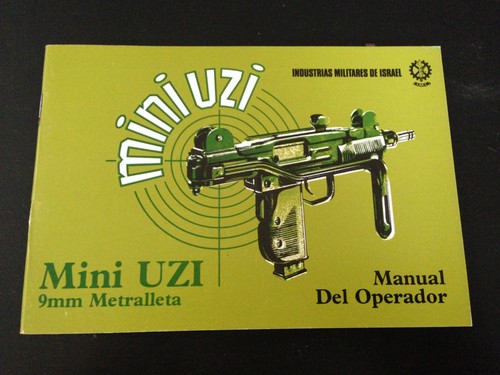 Mini Uzi Metralleta Original IMI Manual del Operador in SPANISH | eBay