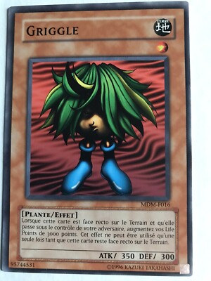 CARTE YU-GI-OH! GRIGGLE MDM-F016 PROCHE DU NEUF/NM | eBay