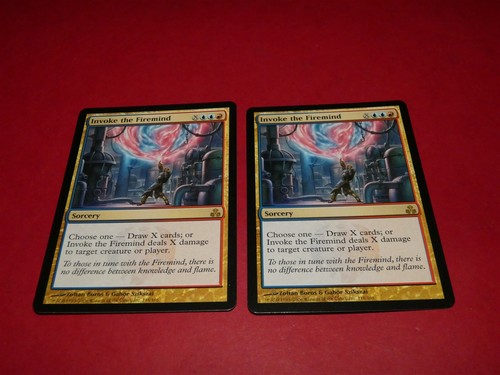 Magic the Gathering: MTG: Guildpact: Invoke the Firemind x2 | eBay