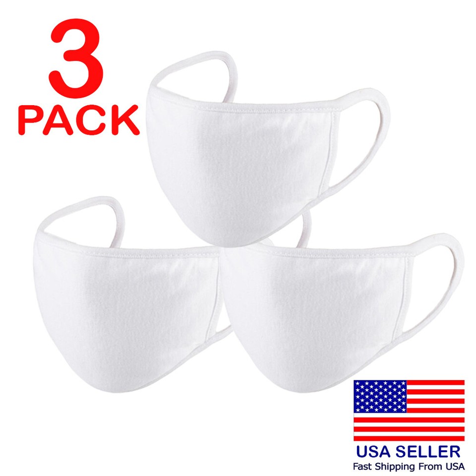 FACE MASK REUSABLE WASHABLE COVERING CLOTHING MASKS FOR MEN WOMEN KIDS ...
