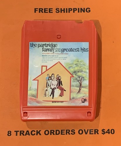 Partridge Family At Home With Their Greatest Hits 8 track tape Tested ...