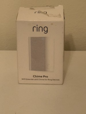 Ring Chime Pro Wi-Fi Extender And Chime for Devices Smart Doorbell ...