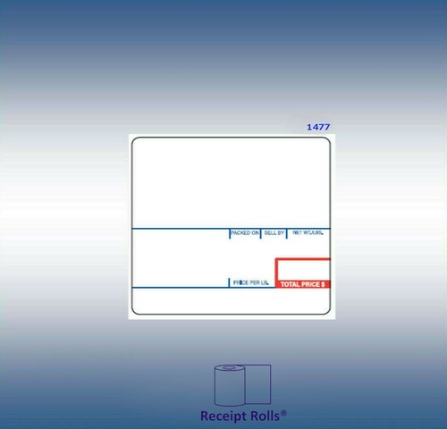 Labels for Cas LP-1000 LST-8020 UPC Ingredient 58mm x 60mm 12 rolls of ...