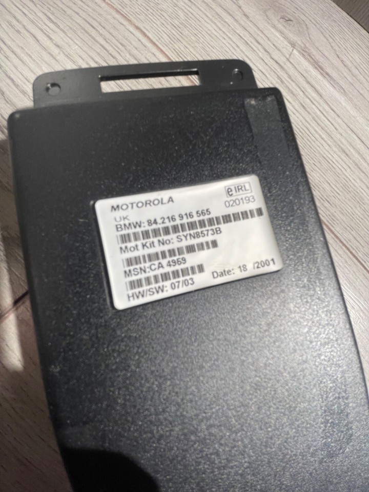 BMW E53 X5 E39 E38 E46 Motorola hands free module 6916565 | eBay