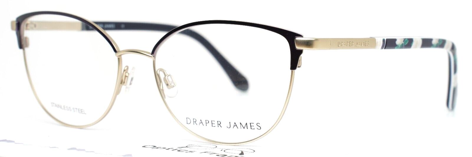 DRAPER JAMES DJ5028 414 Indigo Womens Cat Eye Full Rim Eyeglasses 54-16 ...