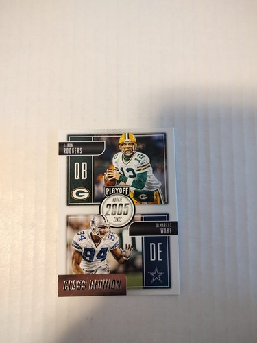 2016 PLAYOFF CLASS REUNION AARON RODGERS DEMARCUS WARE #CR-RW (PWE) | eBay