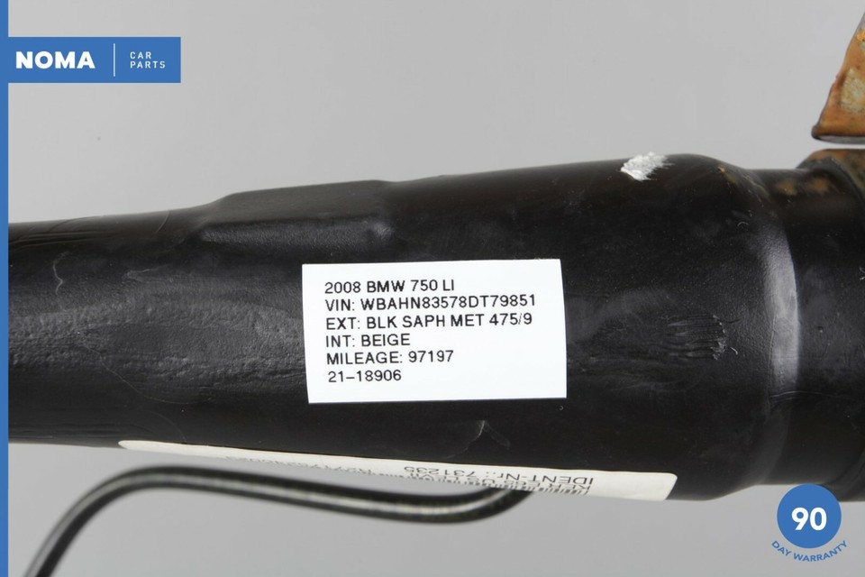 06-08 BMW 750i 750Li 760Li E65 E66 Fuel Gas Tank Filler Neck Hose w ...