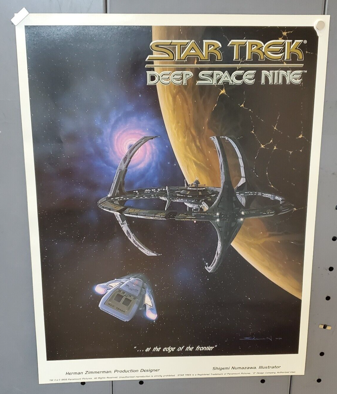 Ds9 Space Station Wall Art