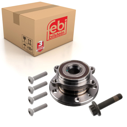 ABS Wheel Bearing Hub Kit Fits VW Golf Mk5 Mk6 Audi A3 5K0 498 621 Febi ...