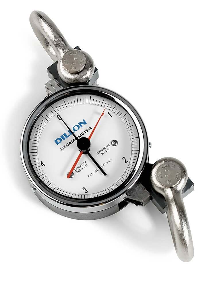 Dillon 30006-0035 AP Mechanical Dynamometer, 2,000 LB Capacity, 5" Dial ...