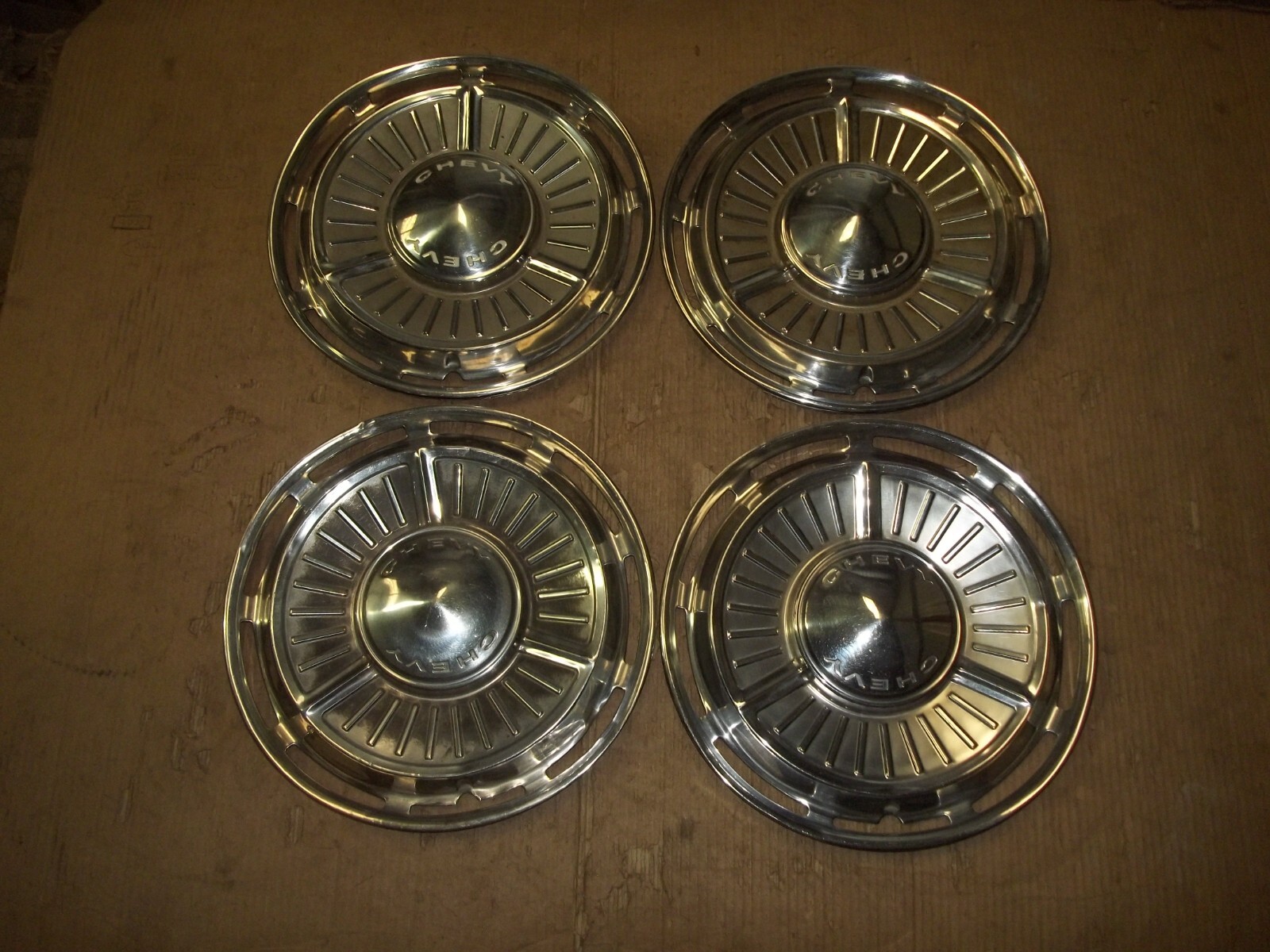 1964 64 Chevrolet Chevy II Nova Hubcap Rim Wheel Cover Hub Cap 13" OEM ...