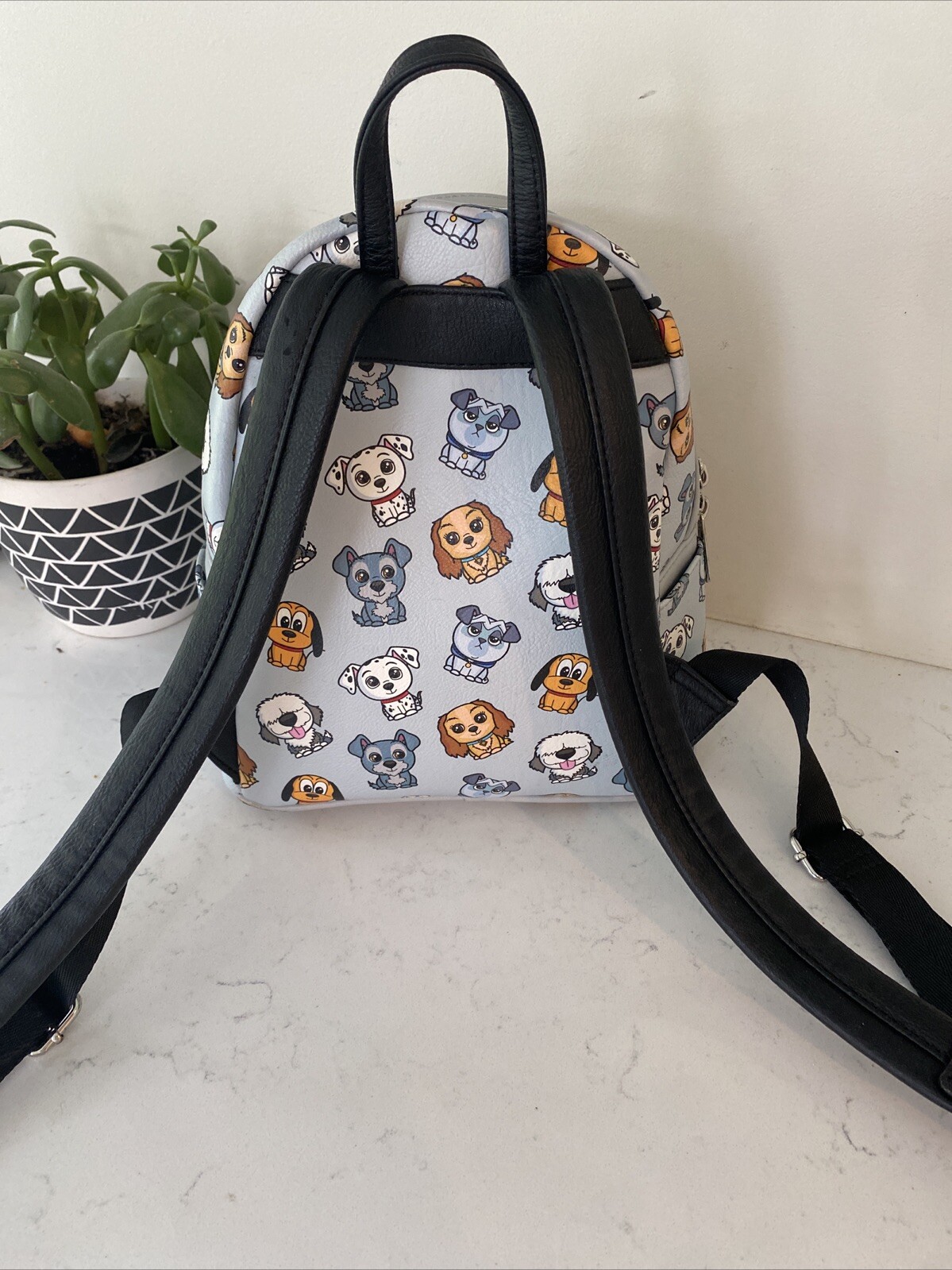 Disney Parks Loungefly Disney Dogs Puppy Mini Backpack Grey - Rare ...