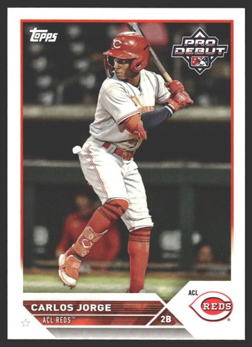 Carlos Jorge #PD-74 2023 Topps Pro Debut ACL Reds | eBay