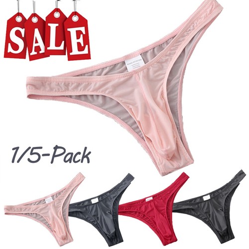 String Homme String Transparent Sous-Vêtements Culotte Sexy Slip String ...