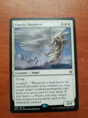 MTG Magic - Emeria Shepherd - Battle for Zendikar - Rare - NM | eBay