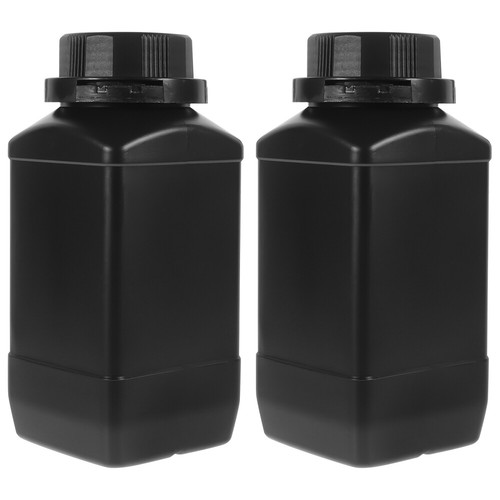 2 Pcs Reagent Storage Plastic Bottle Large Mouth Vials Wide Lab with | eBay