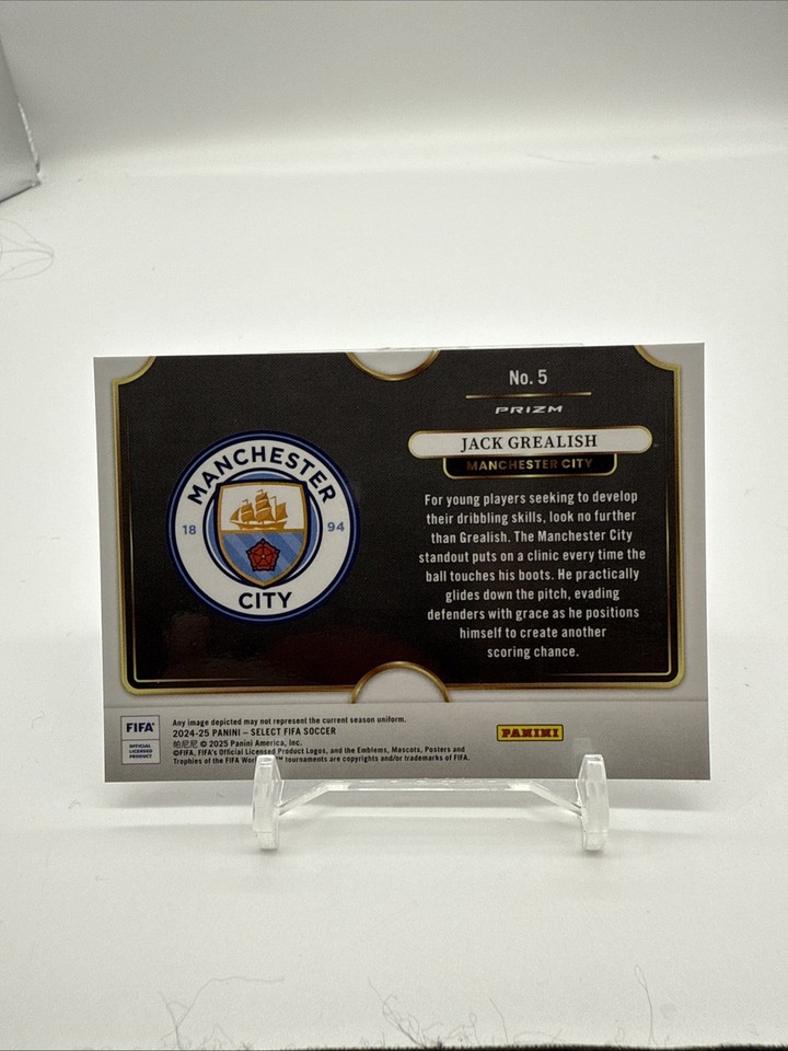 2024-25 Panini Select FIFA - Jack Grealish Manchester City Snapshots ...
