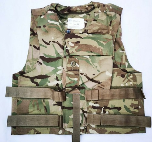 ECBA British Army Body Armour Cover With / Without Soft Filler | eBay UK