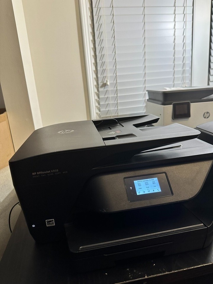 HP OfficeJet 6968, Color All-in-One Wireless Printer - Black | eBay
