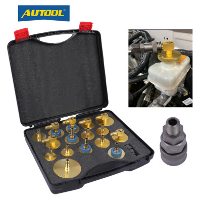 Brake Bleeder Kit Master Cylinder Adapters Set Brake Oil Fluid Bleeding ...