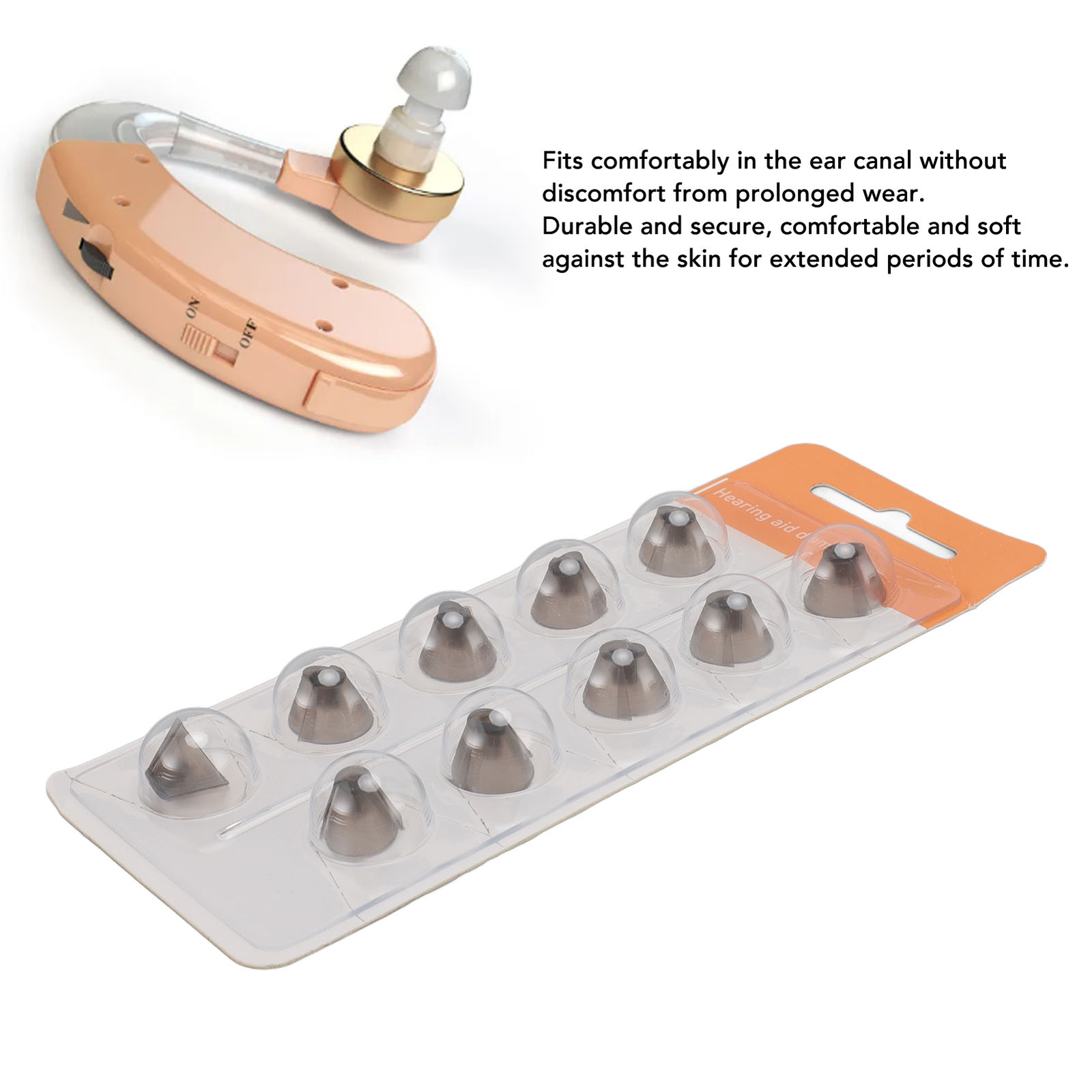 10pcs Sound Aid Open Dome Sound Amplifier Ear Tips For Phonak For ...
