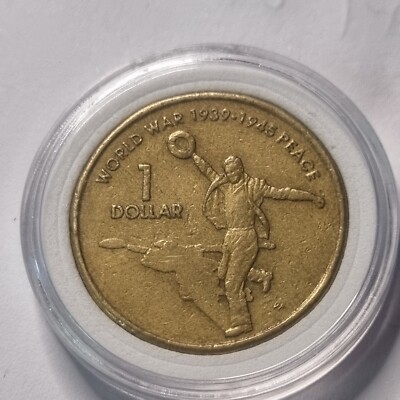 RARE World War 1939-1945 Peace 1 Dollar Coin | eBay Australia