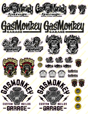 Stickers Gas Monkey Rc scale, rc drift , rc bash | eBay