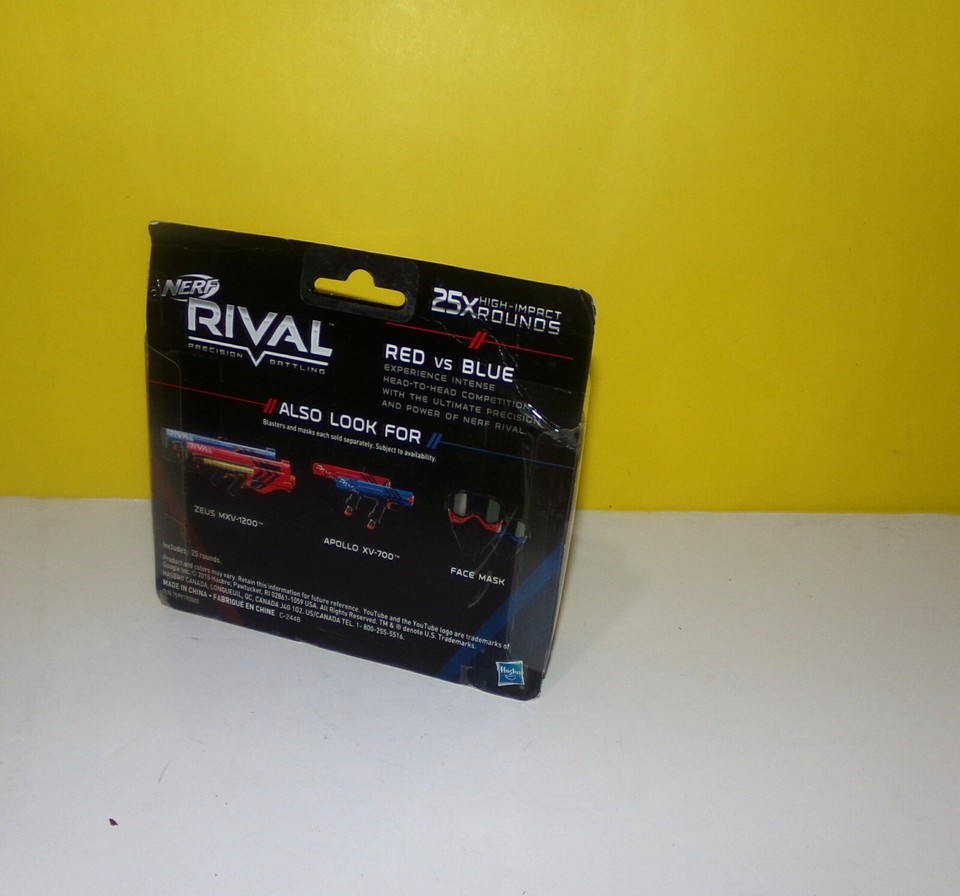 Hasbro Nerf Rival 25x High-Impact Rounds Ammunition Balls | eBay