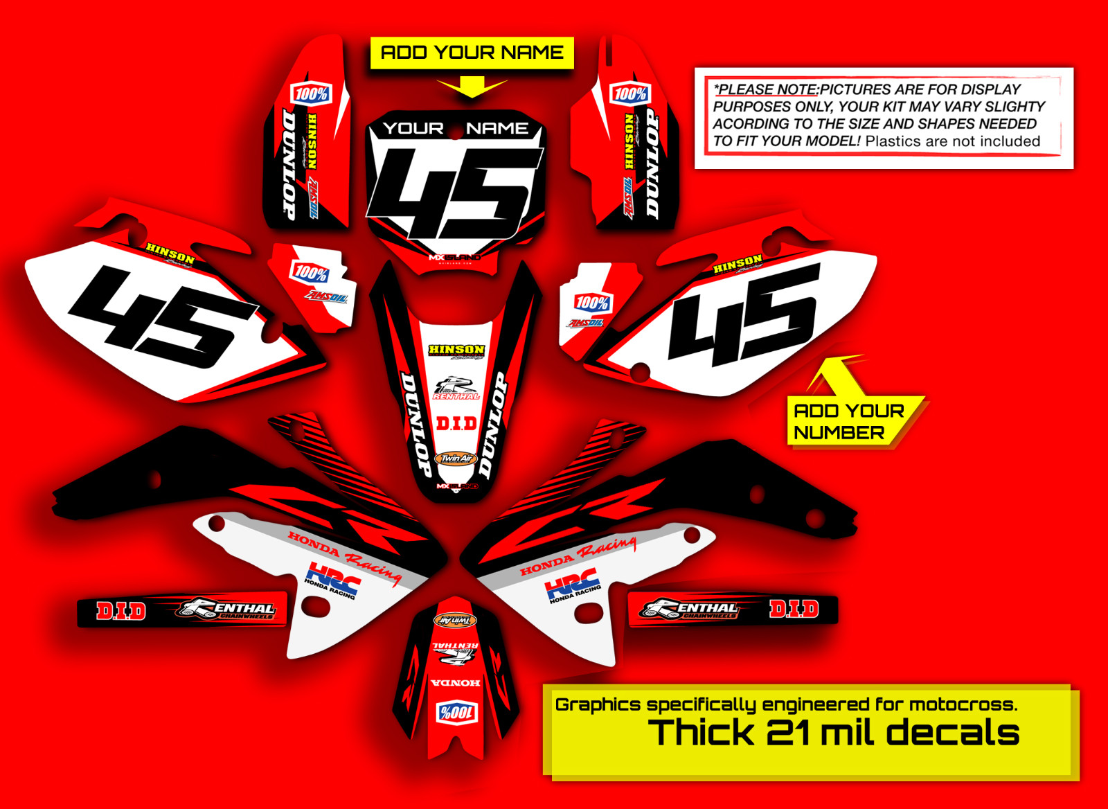 1996 1997 1998 1999 2000 2001 2002 CR 80 FACTORY : BLACK / RED GRAPHICS ...