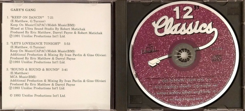 12 INCH CLASSICS ON CD - Choose From over 70 Titles - Original 1990's ...