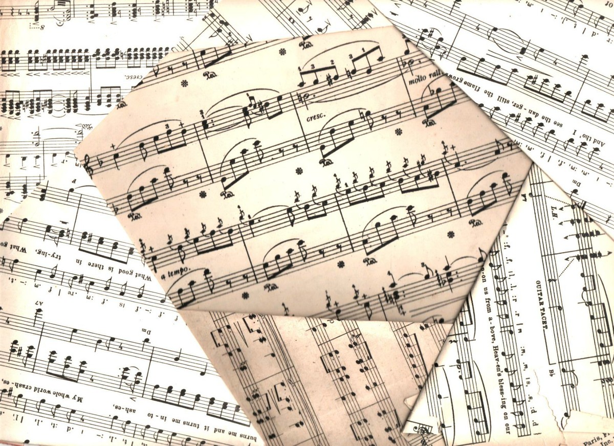 Sheet Music Background Paper