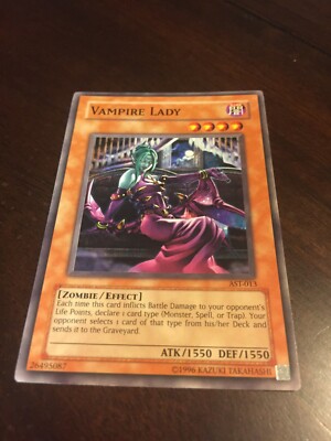 Yugioh: Vampire Lady - AST-013 - Ancient Sanctuary - Lightly Played | eBay